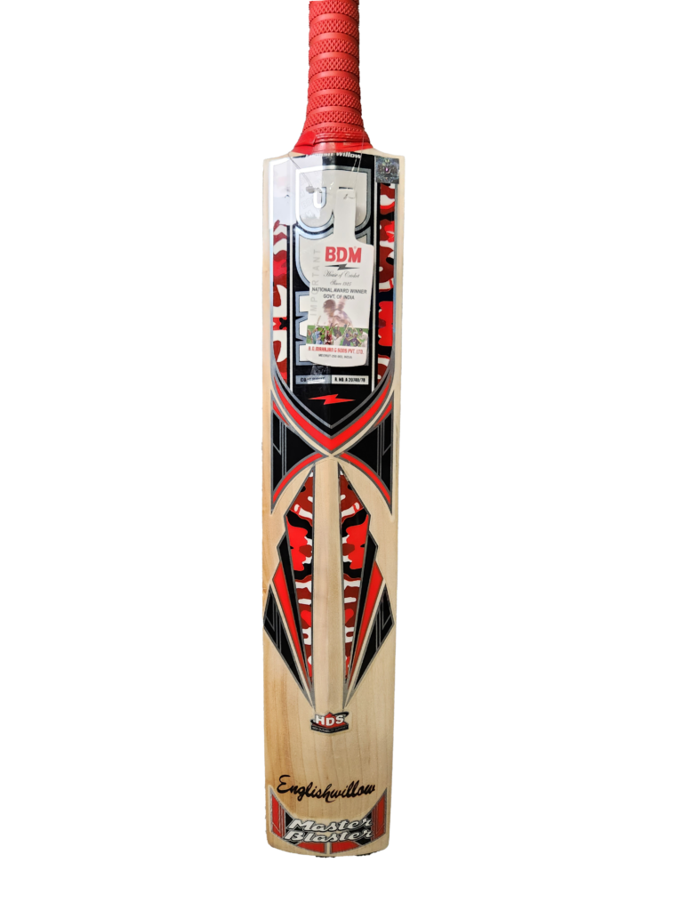 BDM Master Blaster English Willow Cricket Bat – Buff Sports